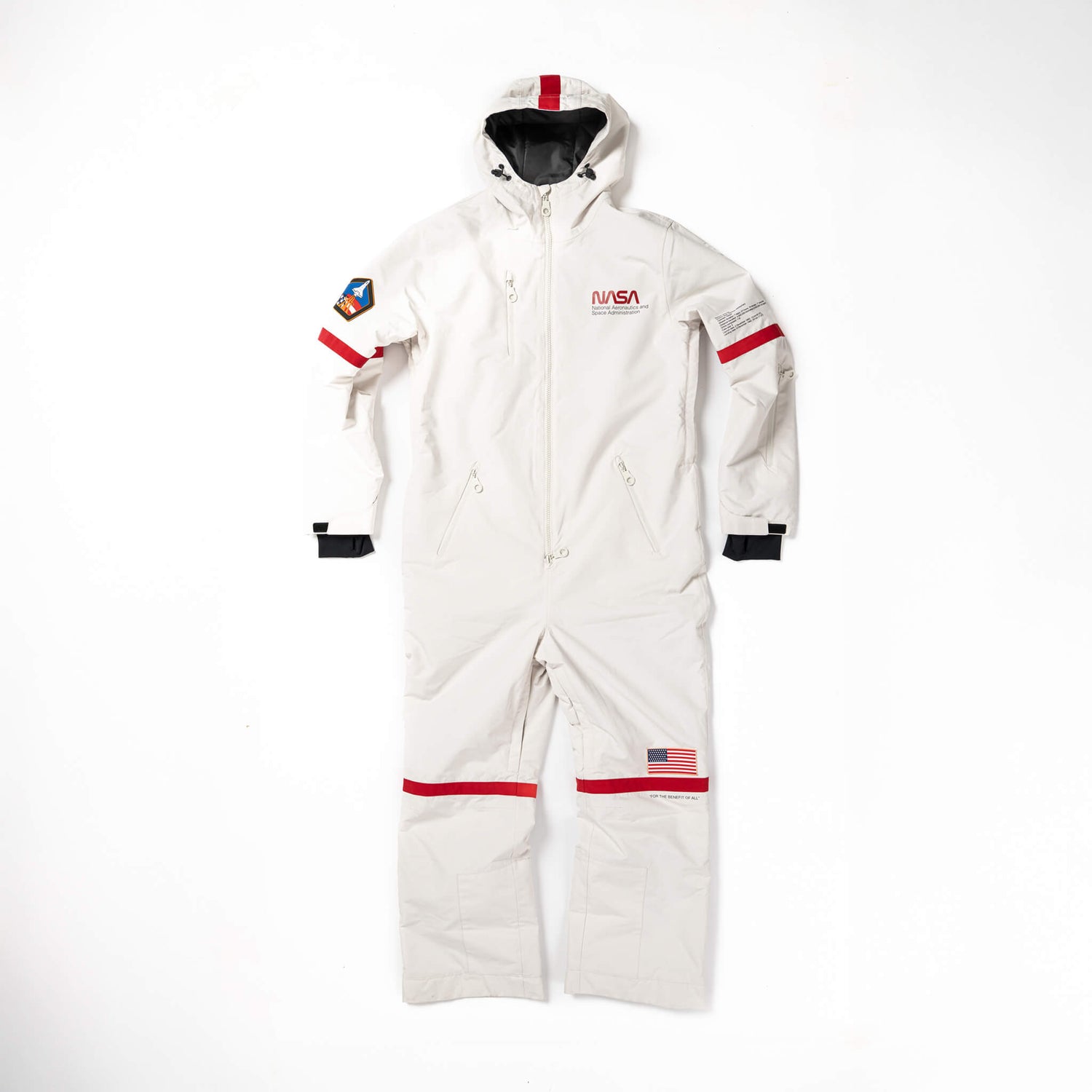 Men's Snow Suit, White NASA - Oneskee US