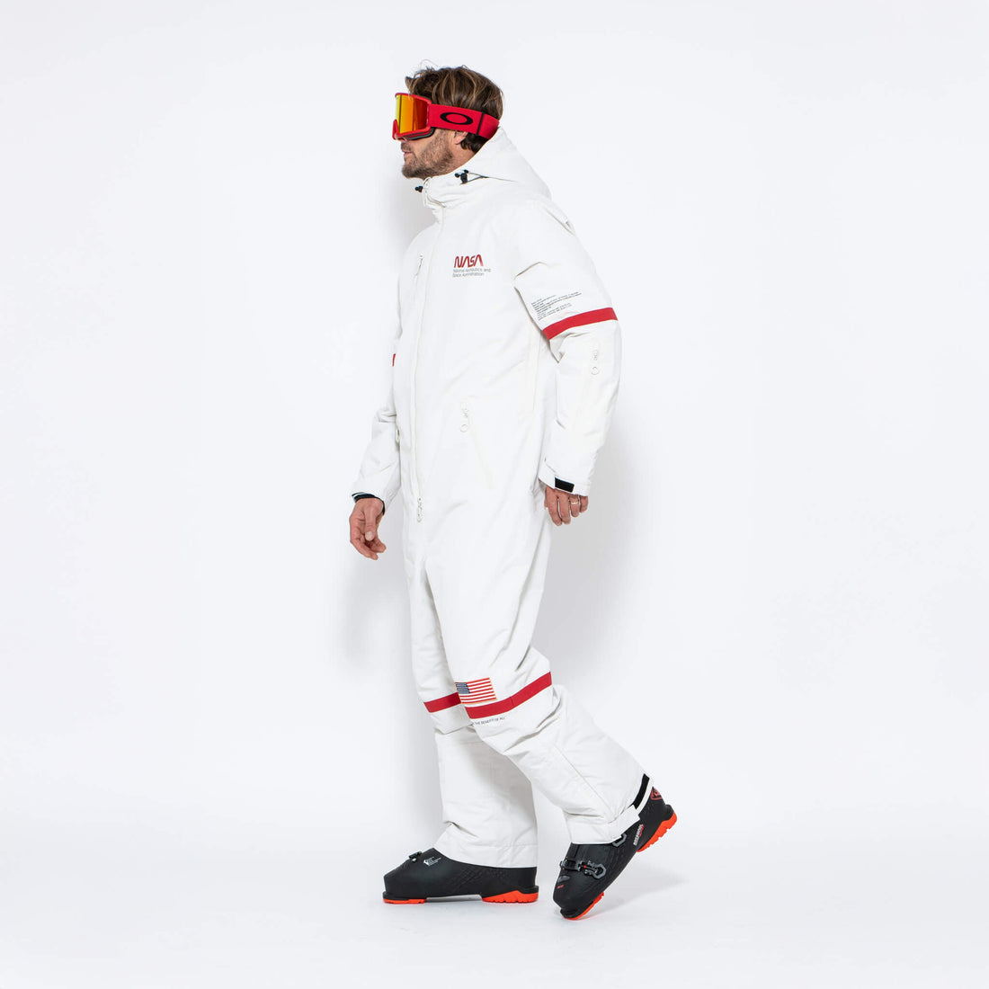 Men's Snow Suit, White NASA - Oneskee US
