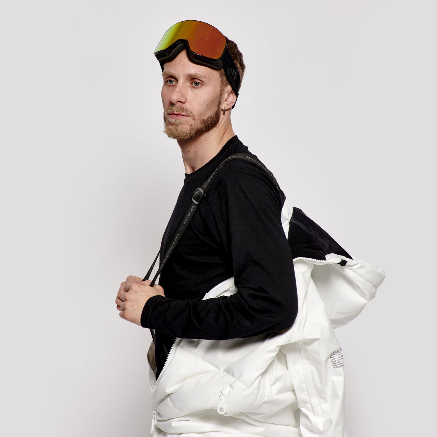 Men's 2-in-1 Snow Suit, White NASA - oneskee-ltd-us